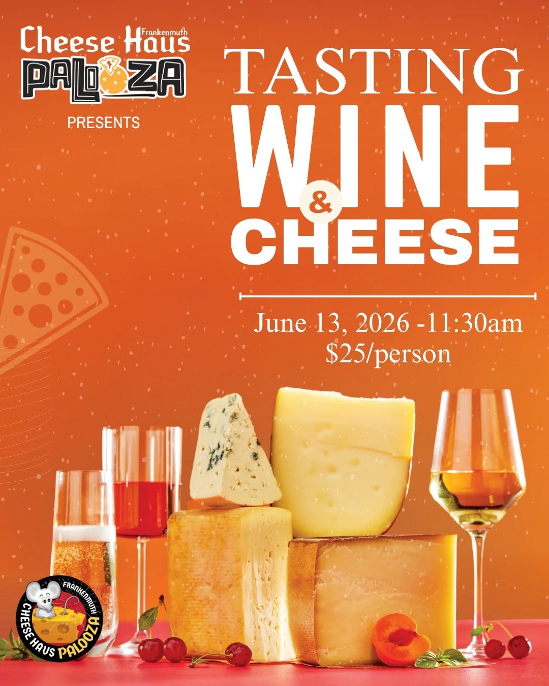 WINE & CHEESE TASTING - PALOOZA EDITION — Frankenmuth Cheese Haus