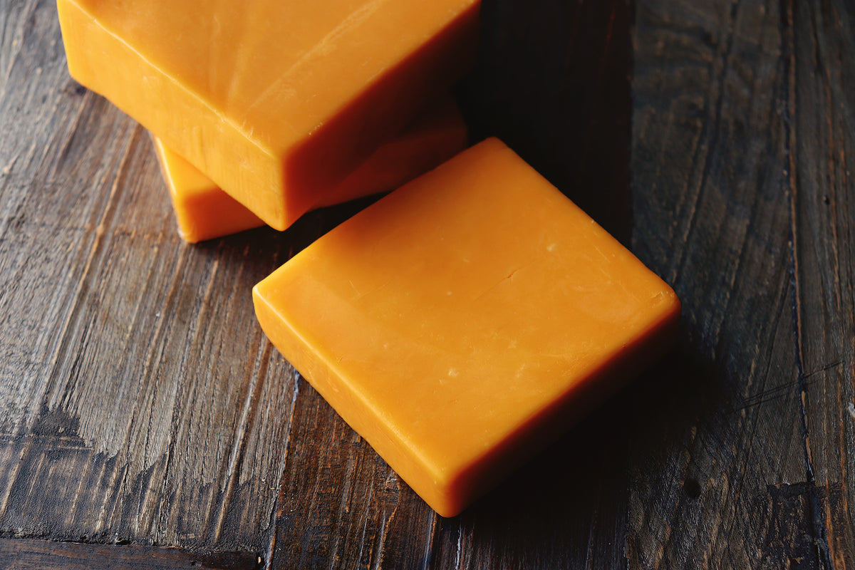 Michigan Made Medium Sharp Yellow Cheddar — Frankenmuth Cheese Haus